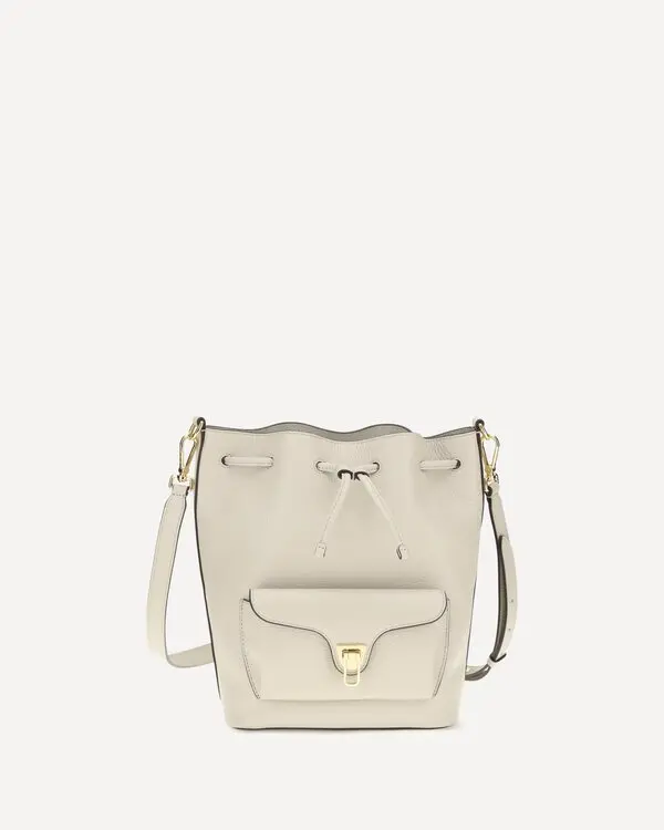 COCCINELLE Beat Generation Bucket Bag - Cream