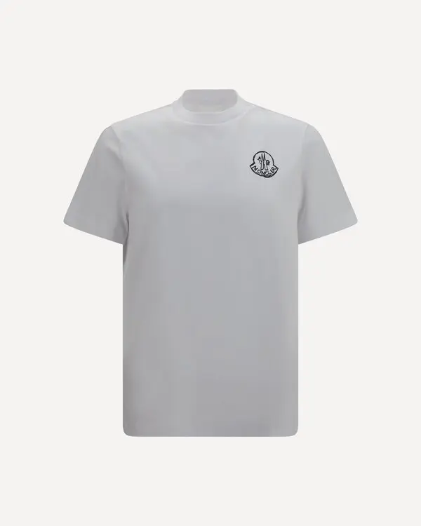 Moncler Logo Patch Cotton Jersey T-shirt
