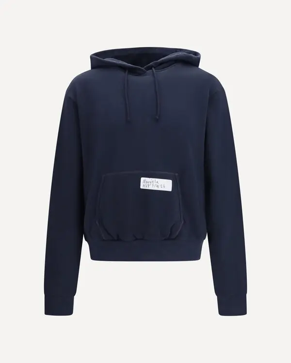 MAISON MARGIELA Hooded Sweatshirt With Central Pocket