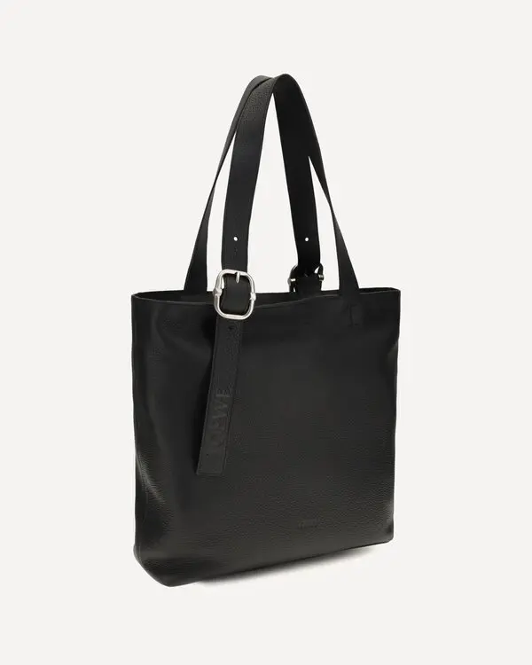 Loewe Loop Zipped Tote - Black