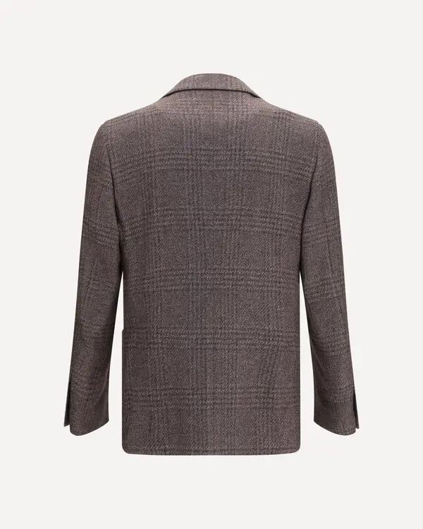 LARDINI Single-breasted Wool-blend Blazer