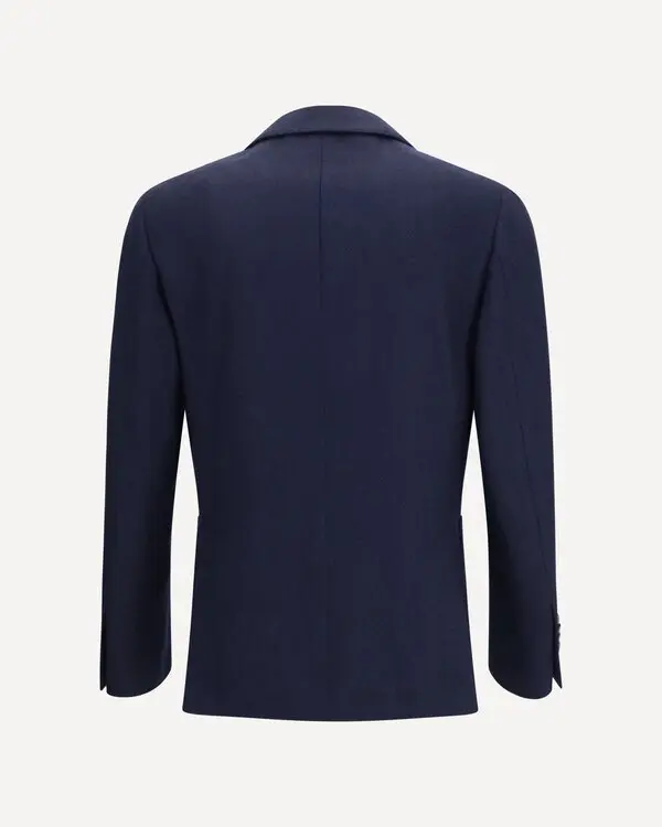 LARDINI Single-breasted Wool And Cashmere Jacket