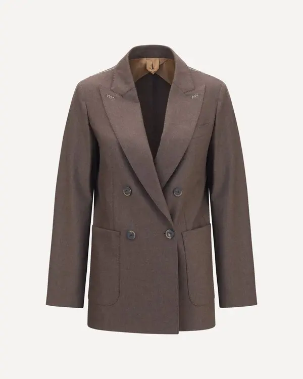 Max Mara Cloruro Double-breasted Blazer - Brown