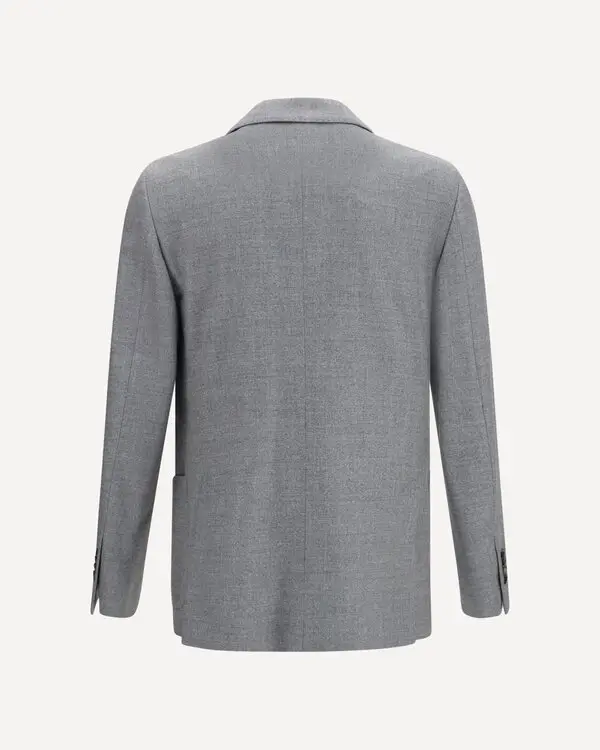 LARDINI Double-breasted Wool-blend Jacket