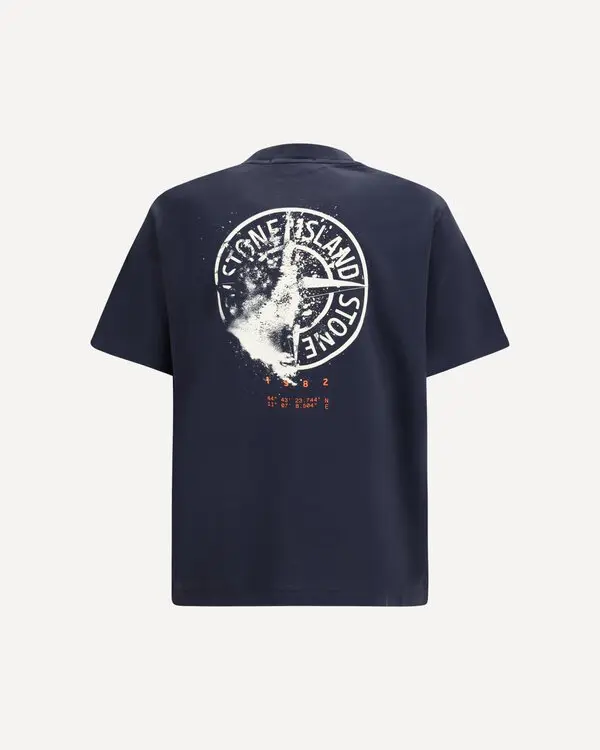 Stone Island Center Ogo T-shirt Mae