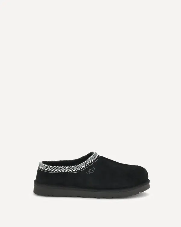 UGG Tasman Ii Suede Mules With Braided Detailing - Black
