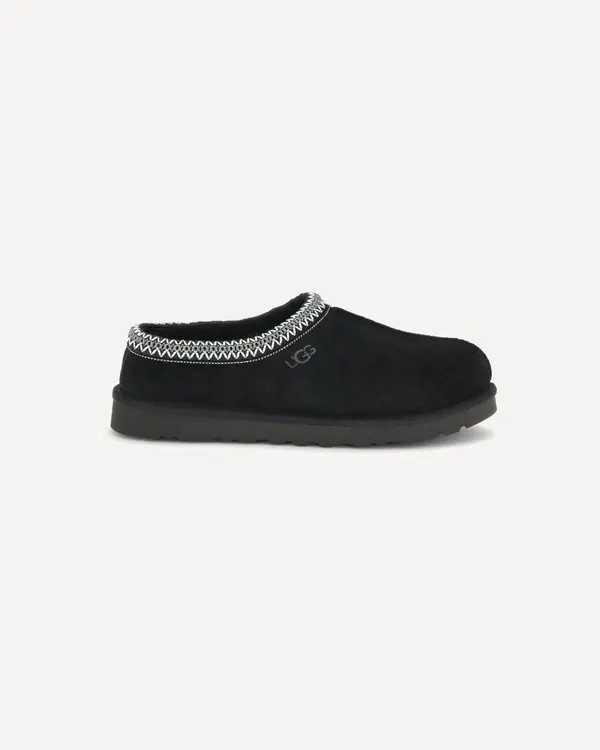 UGG Tasman Ii Suede Mules With Braided Detailing - Black