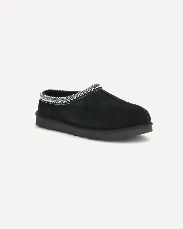 UGG Tasman Ii Suede Mules With Braided Detailing - Black