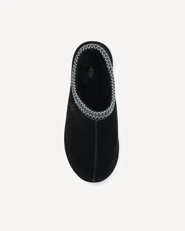 UGG Tasman Ii Suede Mules With Braided Detailing - Black