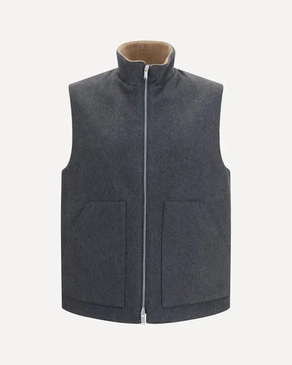 LARDINI Wool And Cashmere Vest