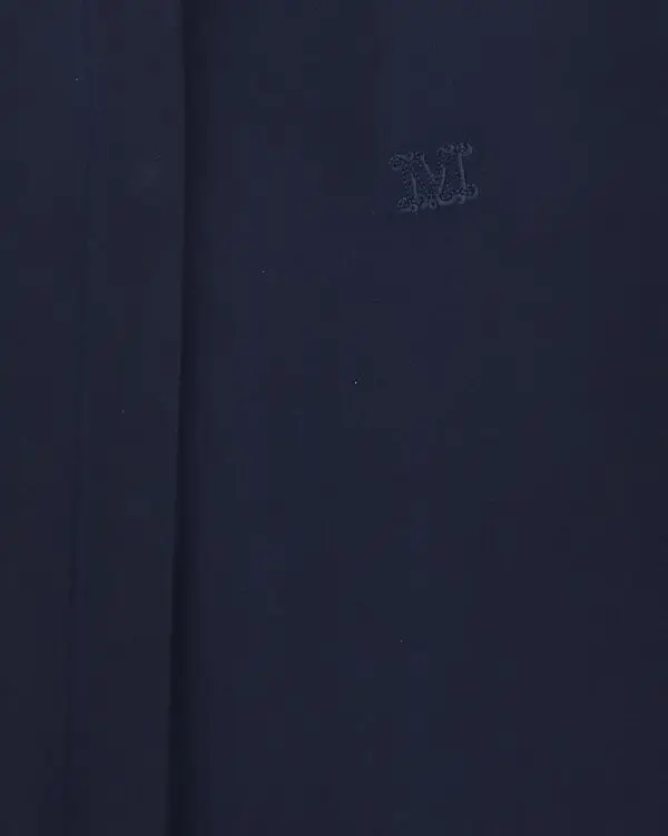 Max Mara Geranio Crepe De Chine Shirt - Blue