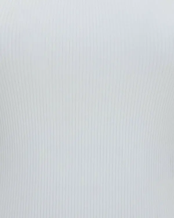 Max Mara Ribbed Jersey Tank Top - White