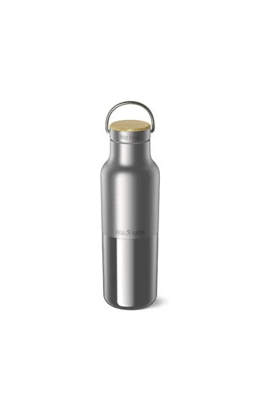 KLEAN KANTEEN 16oz Everyday Insulated Water Bottle With Wooden Cap