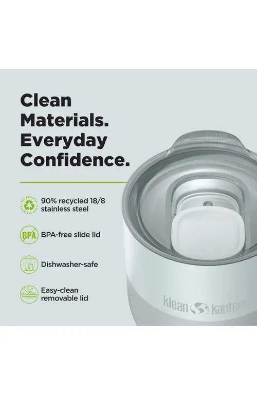 KLEAN KANTEEN 8oz Rise Lowball Tumbler With Slide Lid