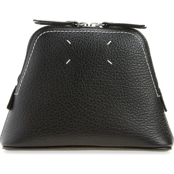 MAISON MARGIELA 5ac Beauty Leather Pouch - Black