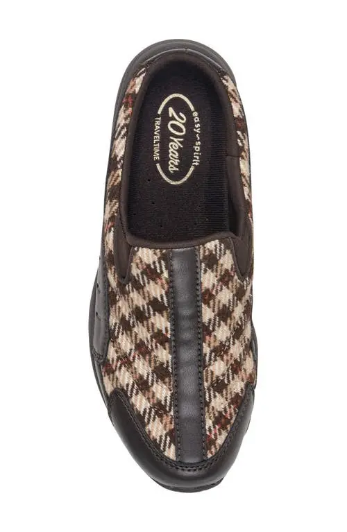 Easy Spirit Traveltime Houndstooth Slip-on Sneaker