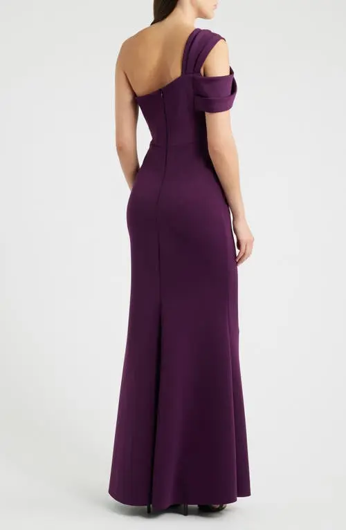Eliza J One-shoulder Gown
