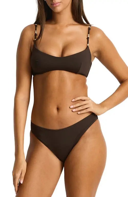 SEA LEVEL Scoop Neck Bikini Top