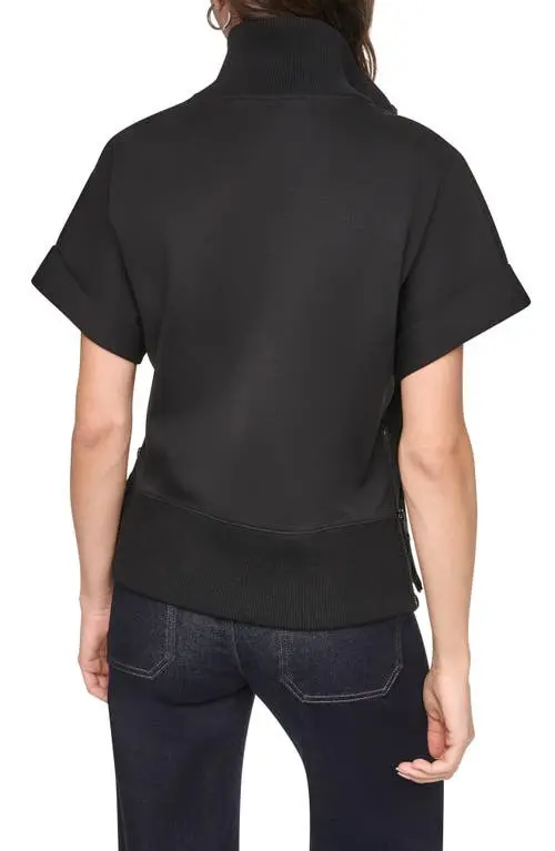 Dkny Soho Half Zip Ponte Pullover