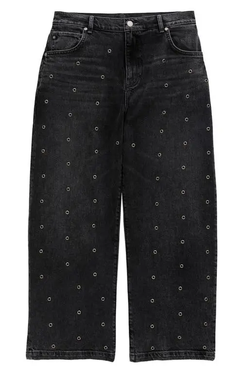 Ag Hattie Grommet High Waist Ankle Barrel Jeans