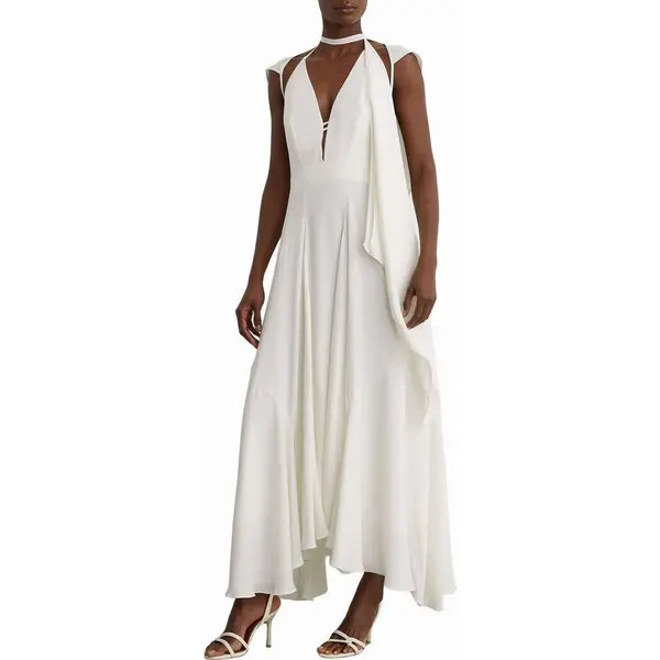 REISS Evory Cape Maxi Dress