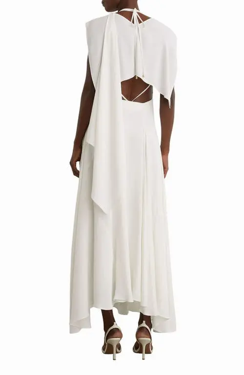 REISS Evory Cape Maxi Dress