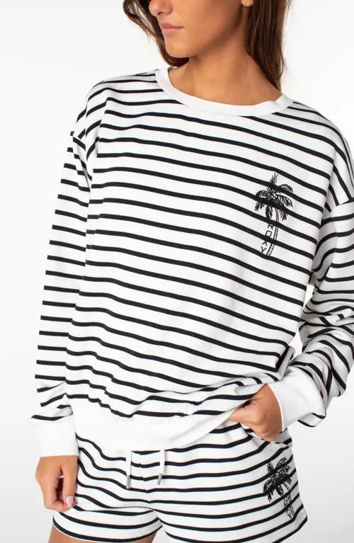 Roxy Surfing Moonlight Stripe Sweatshirt