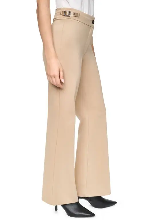 Dkny Soho Fit & Flare Ponte Pants - Travertine