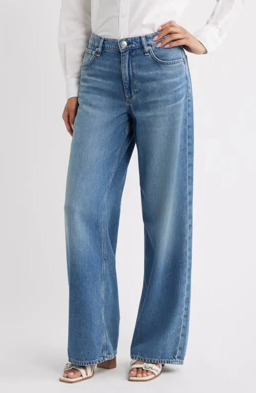 Rag & Bone Flexi Andi High Waist Wide Leg Jeans - Toni