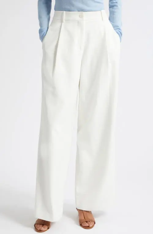 TOCCIN Solara Pleated Wide Leg Trousers