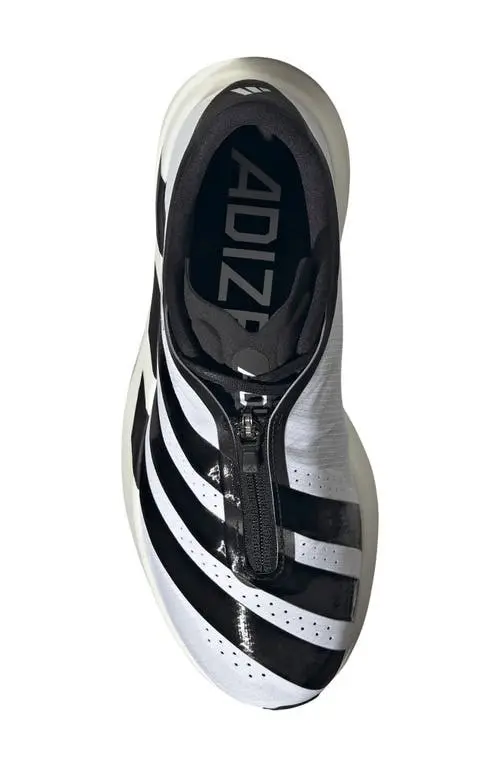 Adidas Adizero Evo Sl Zip Running Shoe - White/core Black/silver