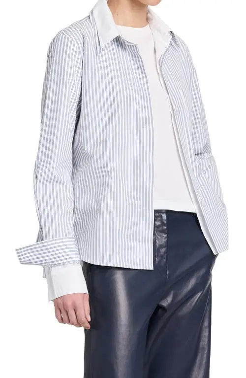 TWP Double Layer Boyfriend Shirt