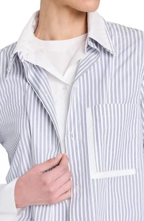 TWP Double Layer Boyfriend Shirt