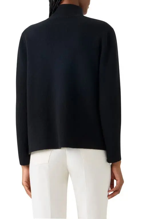 Akris Zebra Stripe Reversible Cashmere Jacket