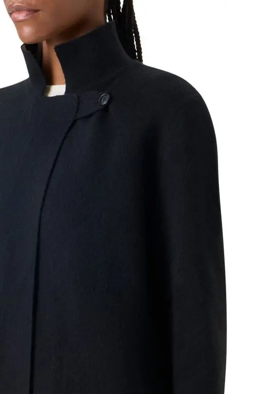 Akris Zebra Stripe Reversible Cashmere Jacket