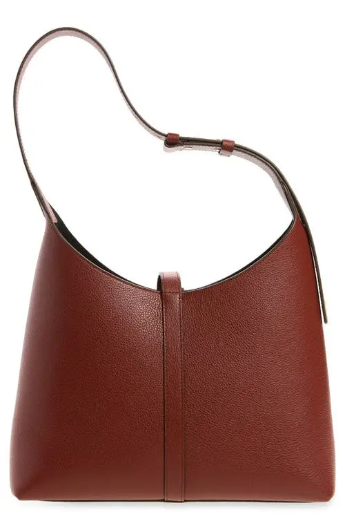 Strathberry Kite Leather Hobo Bag - Walnut