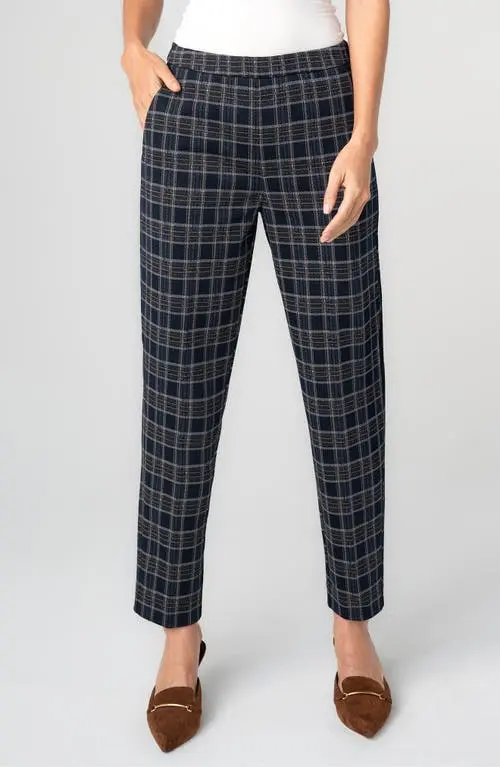 LIVERPOOL Kayla Plaid Pull On Pants