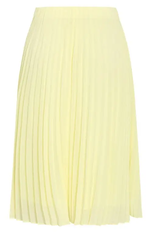 City Chic Pleated Chiffon Maxi Skirt