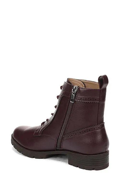 LIFESTRIDE Lena Combat Boot - Choc Plum