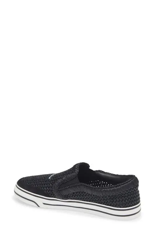 Dolce & Gabbana Raffia Slip-on Sneaker