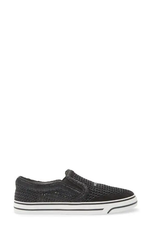 Dolce & Gabbana Raffia Slip-on Sneaker