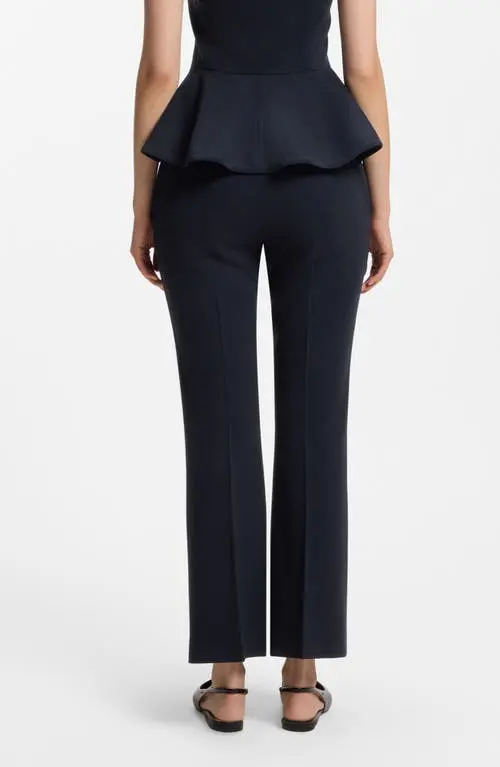 BOSS Talia Flared Crop Ponte Pants