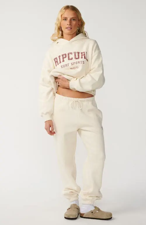Rip Curl Varsity Sports Hoodie - Bone