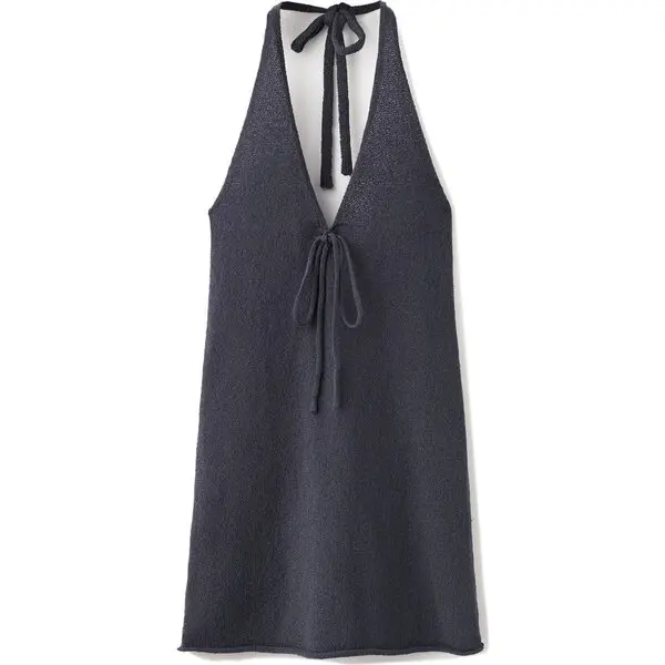 Mango Bow Halter Minidress