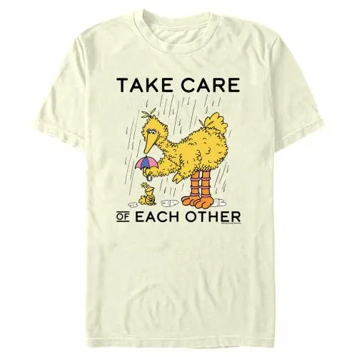 SESAME STREET® Sesame Street Take Care Of Each Other Graphic T-shirt - Beige