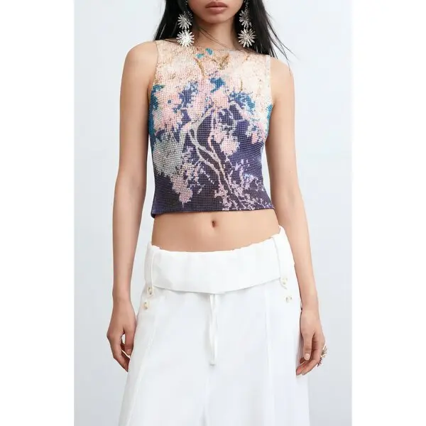 Desigual Floral Sleeveless Top