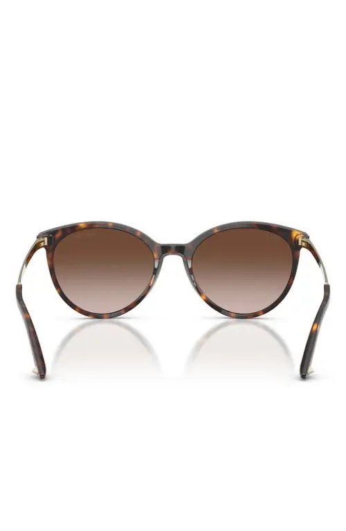JIMMY CHOO Jc5060 53mm Phantos Sunglasses - Havana/gradient Brown
