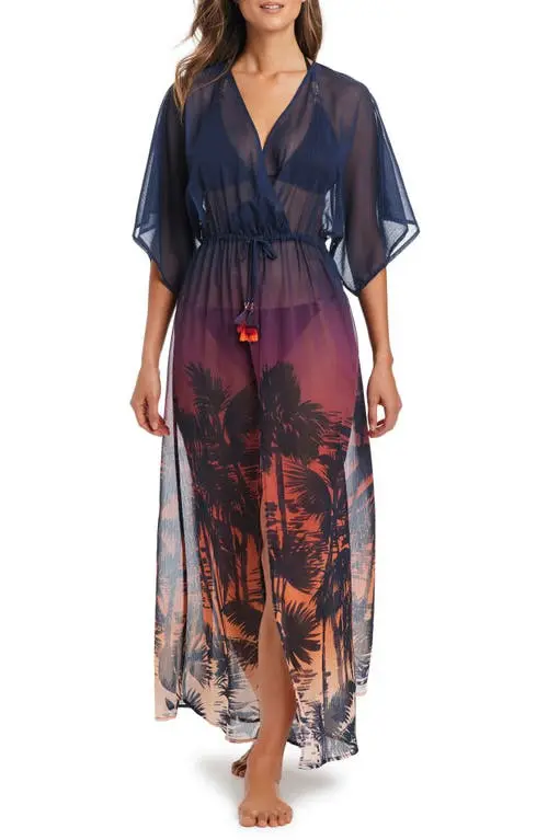 BLEU BY ROD BEATTIE Topical Print Cover-up Dress - Multi