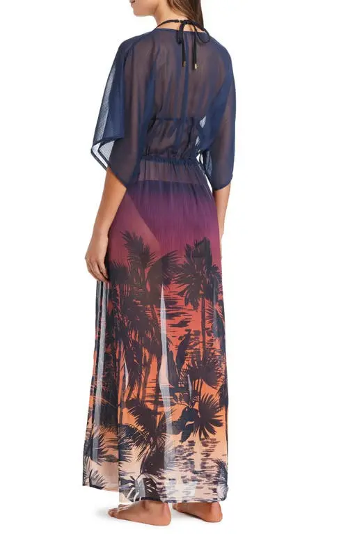 BLEU BY ROD BEATTIE Topical Print Cover-up Dress