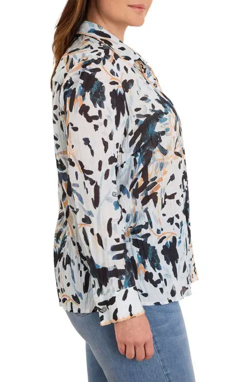 NIC+ZOE Garden Shade Crinkle Shirt